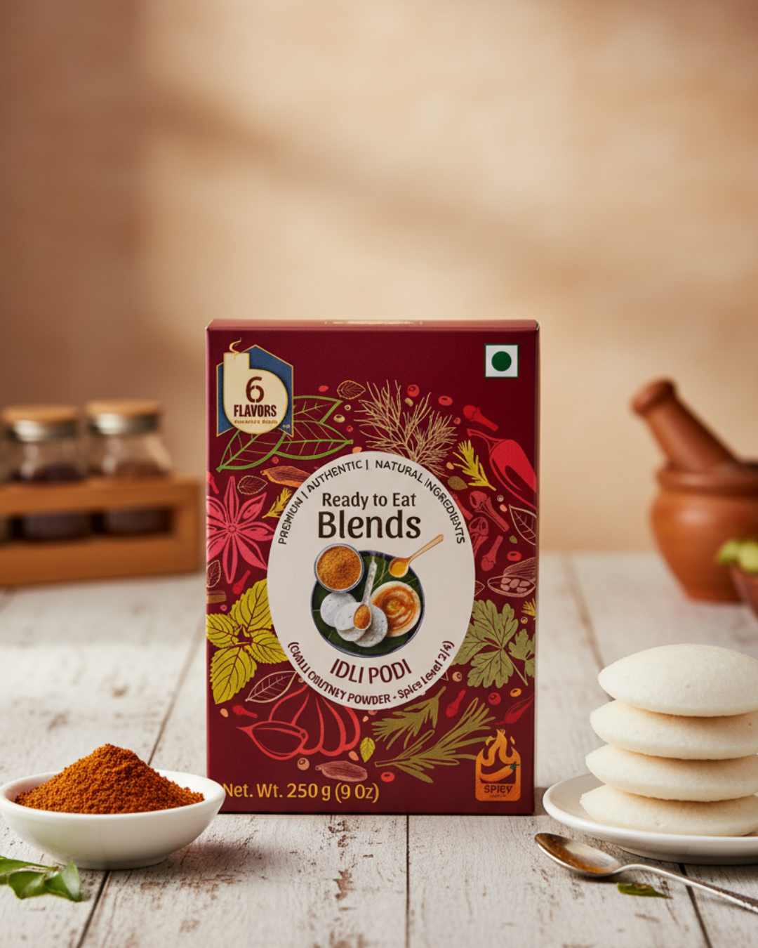 Chilli Idli Podi - Spicy – B4M Store